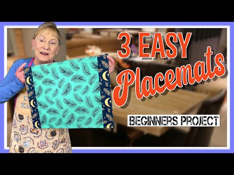 3 Easy Placemats | Easy Project | The Sewing Room Channel
