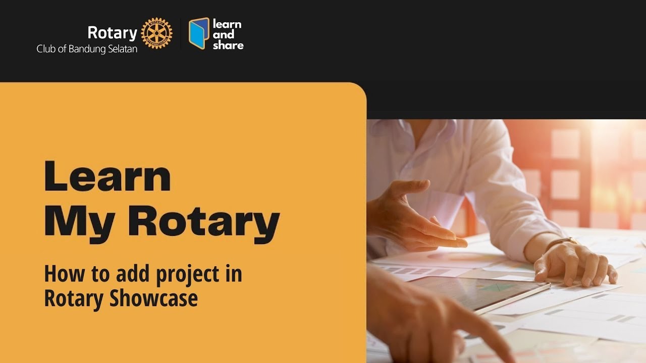 how to add a project to Rotary Showcase