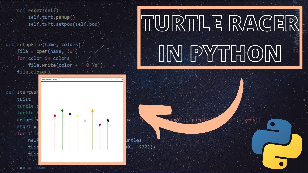 Turtle Racer in Python | Python Project Ideas