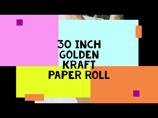 Kraft Paper Roll - 32 Inch Golden Kraft Paper Roll Trader - Retailer ...