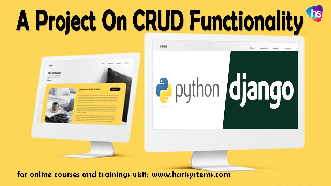 python crud operation with mysql example | Python Django projects with source code on enroll