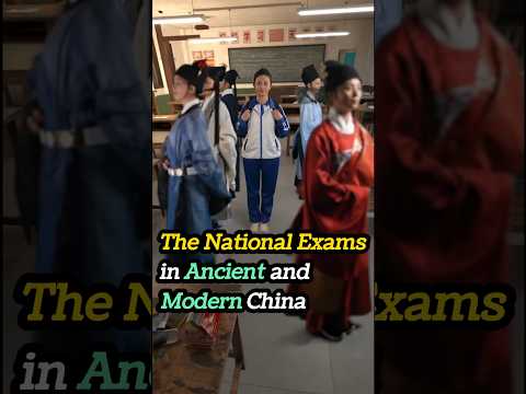 The National Exams in China #chineseculture #china #language #learnchinese #mandarin #history