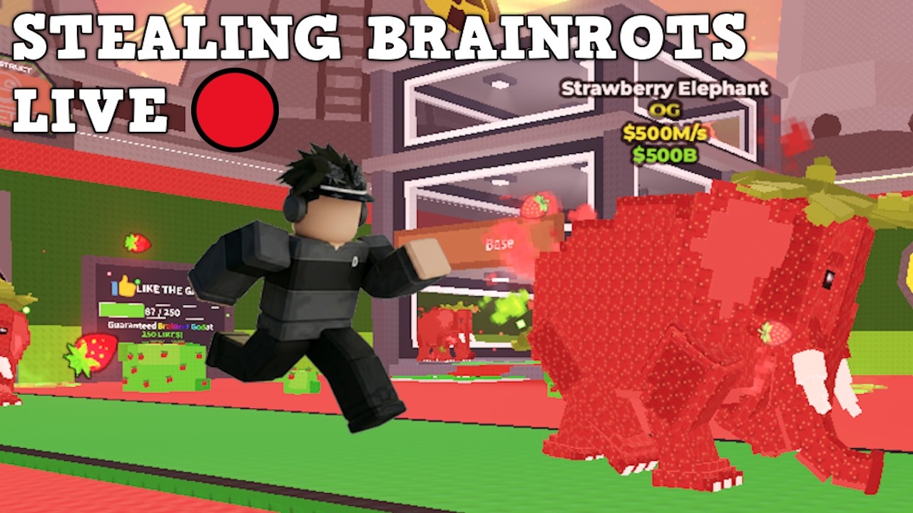STEALING BRAINROTS LIVE