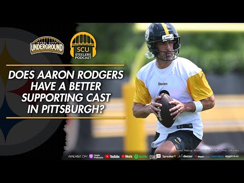 Does Aaron Rodgers have a better supporting cast in Pittsburgh?