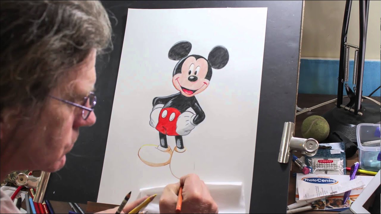 Wayne Cherry Draws - Mickey Mouse time lapse
