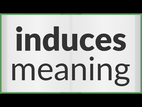 Induces | meaning of Induces