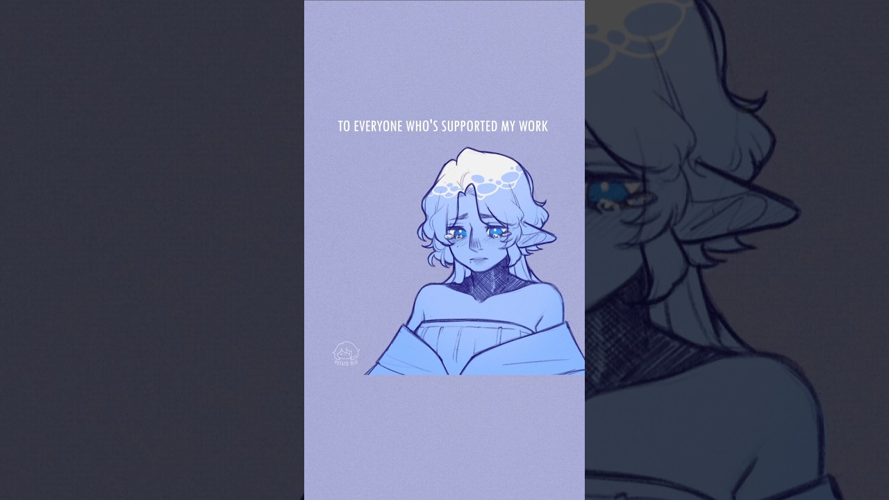 Thank You 💙🌙 #enderblu #potatoblu