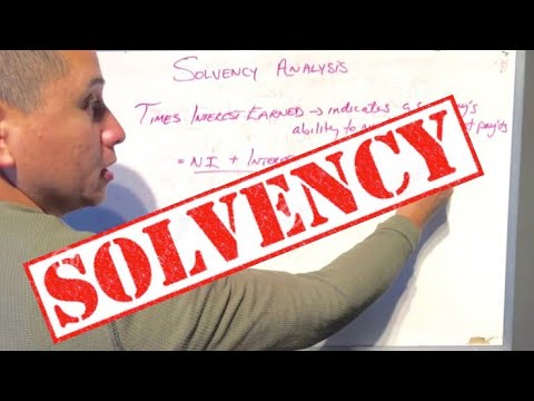Solvency Analysis - What Does This Mean?