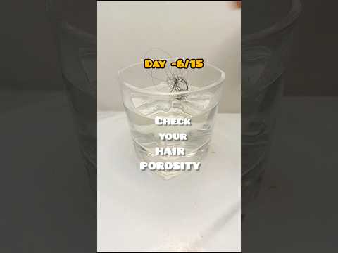 Healthy Hair Test ✅ Check your porosity #shorts #hair #haircare #viralvideo #ytshorts #youtubeshorts