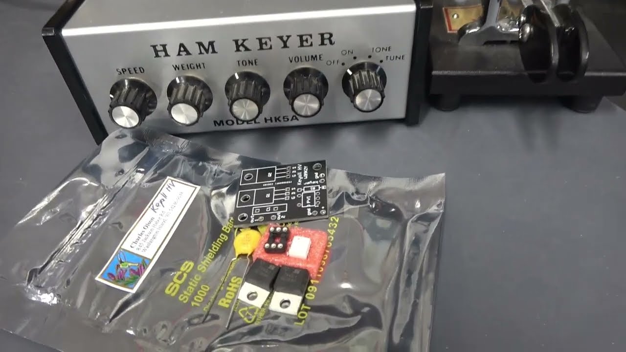 WB9KZY Keyall HV module  installation & test Ham Keyer Vintage Ham transmitter CW key interface
