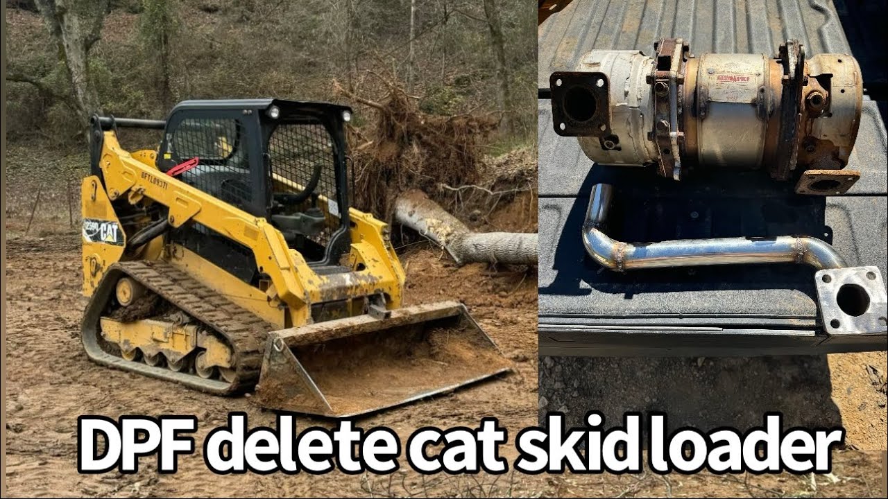 how to delete a DPF in a cat 259D skid loader I.T. Creations