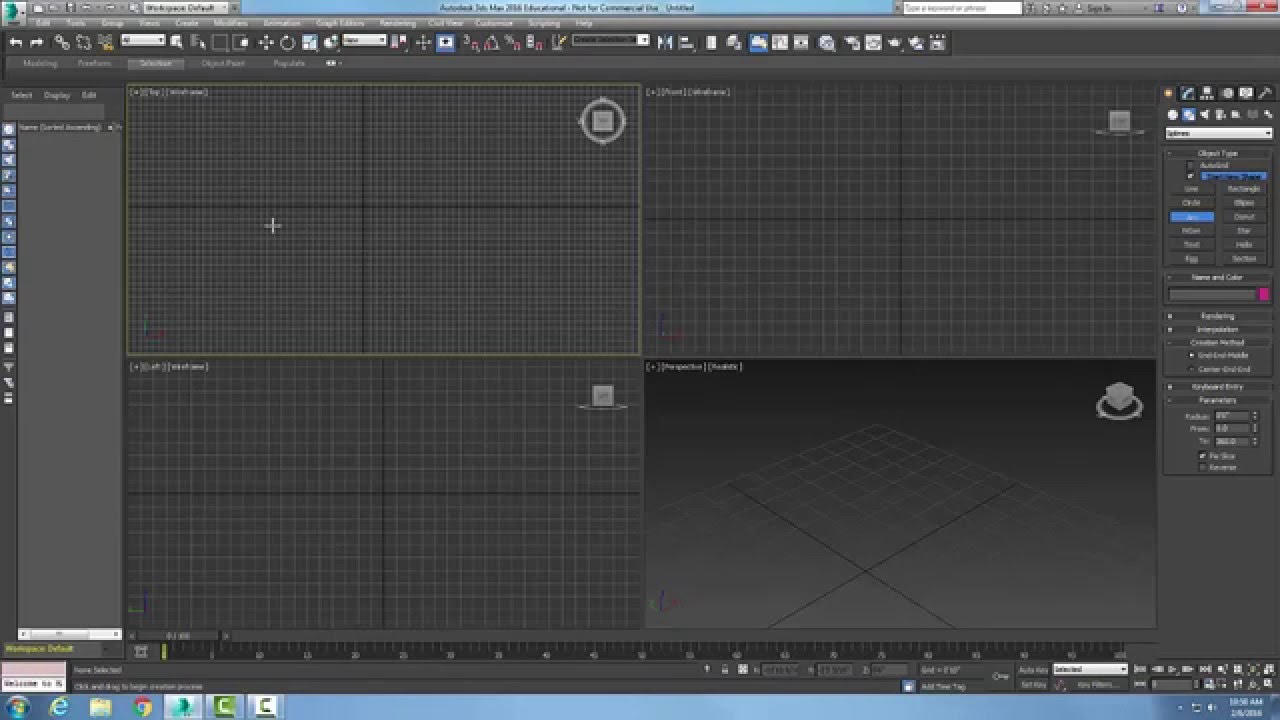 3ds Max  05-10 Creating an Arc Spline