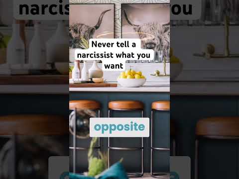 Always tell them the opposite #narcissist