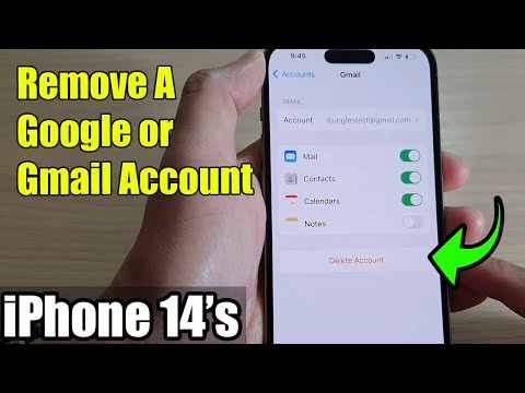 iPhone 14's/14 Pro Max: How to Remove A Google or Gmail Account