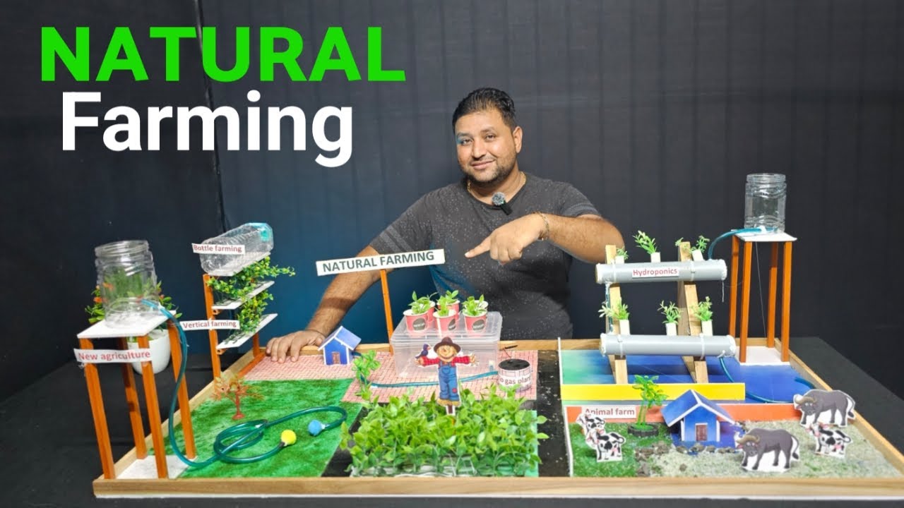 Natural Farming best inspire award project | Organic Farming new Science project