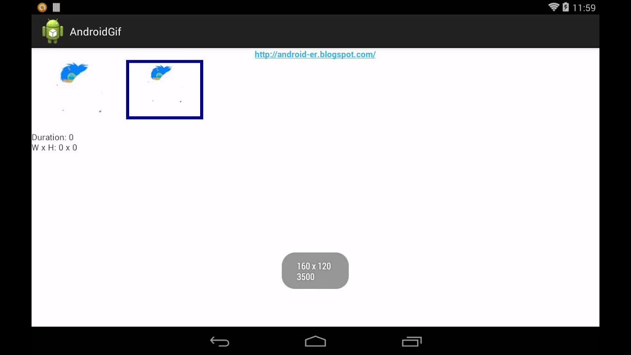 Load animated GIF from Internet