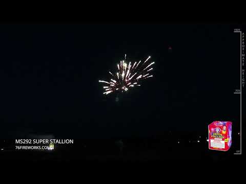 Super Stallion Fireworks Colorful Crackling & Reports