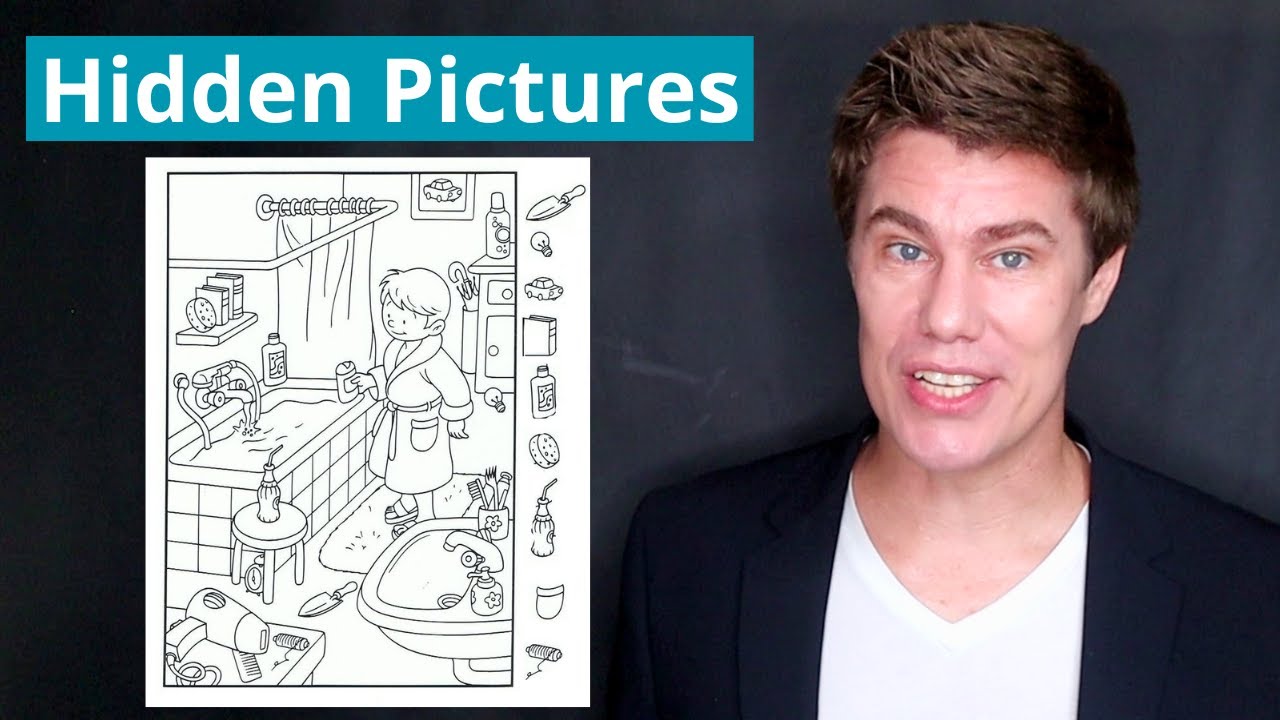 Hidden Picture Games for ESL Students | Teach Vocabulary & Speaking Skills