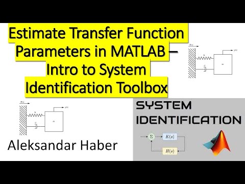 Estimate Transfer Function Parameters in MATLAB- Intro to System Identification Toolbox