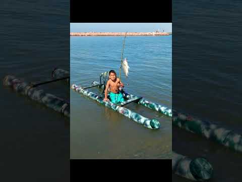 FABRICANDO kAYAK CASERO PARA PESCAR DE TUBO DE 6" #Shorts