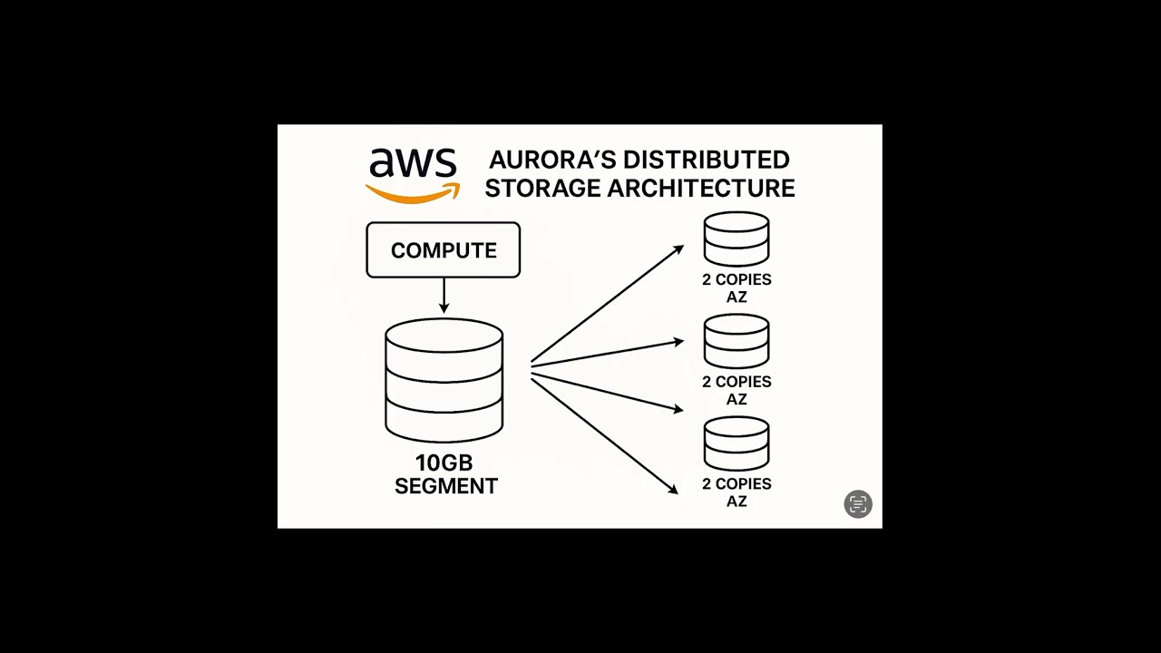 Inside Aurora’s Internal Storage Architecture 🧠📦 | 6-Way Replication Explained!