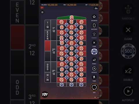 CASINO ROULETTE STRATEGY 23,250.00$ BIG WIN BETTING CASINO ROULETTE GAME NEW CASINO ROULETTE 2023