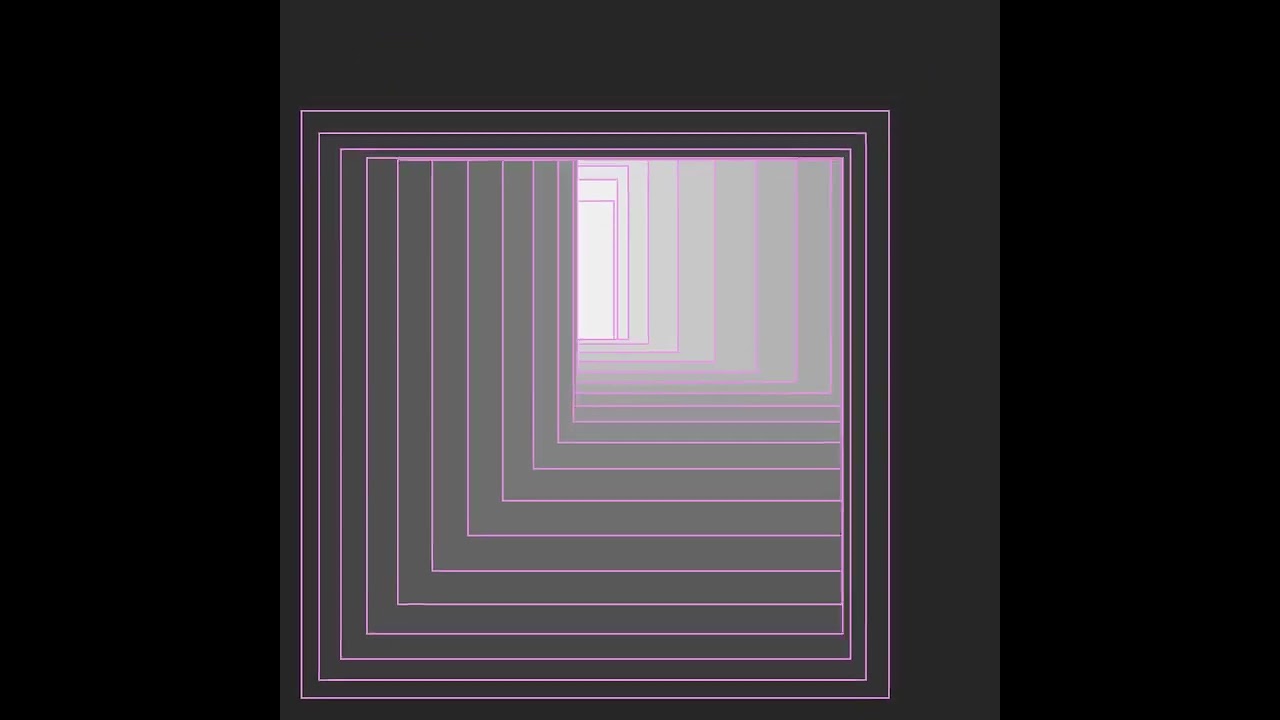 Square depth. #openframeworks #programming #creativecoding