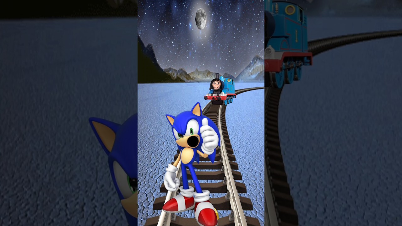 Pop Sonic in the backrooms! Pop Sonic and  Momo Thomas Train