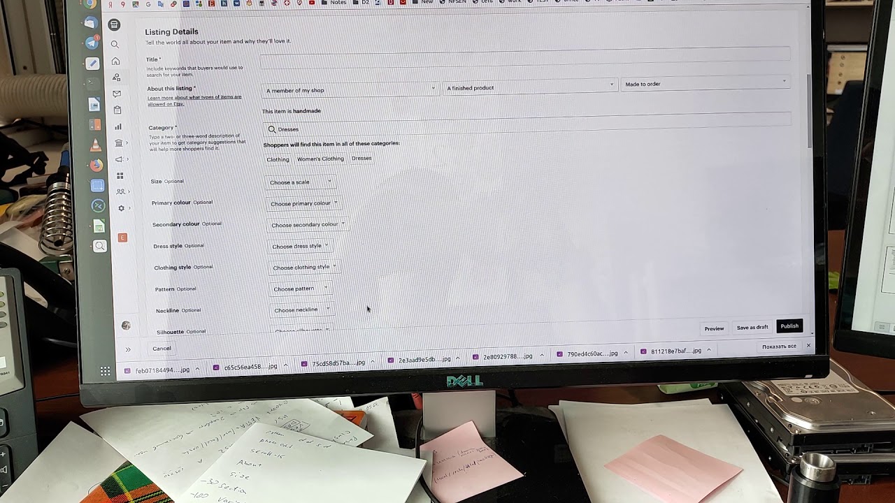 Etsy python script, automatic listing creation
