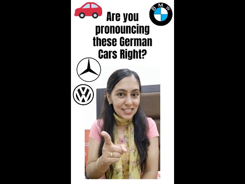 Are you Pronouncing these German Car Brands right?