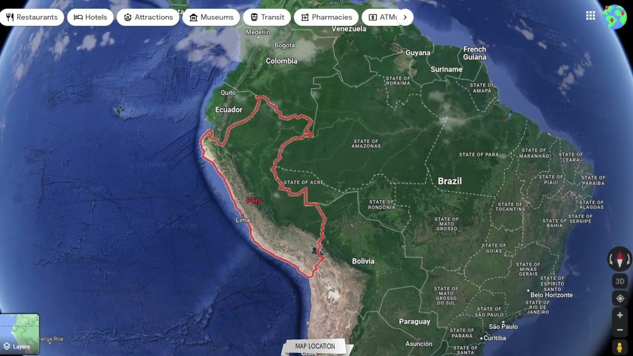 Where on the map - Peru