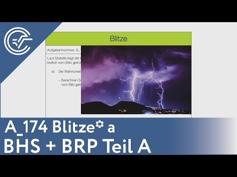 Baumdiagramme für BHS/BRP Zentralmatura Mathematik Bifie/BMB Aufgabenpool Mathematik A_174 Blitze