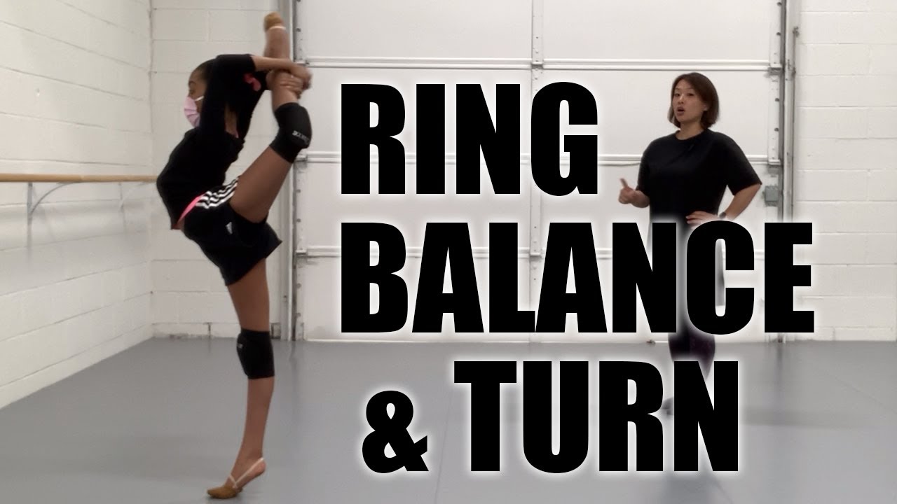 How To: Ring Balance & Turn | Rhythmic Gymnastics