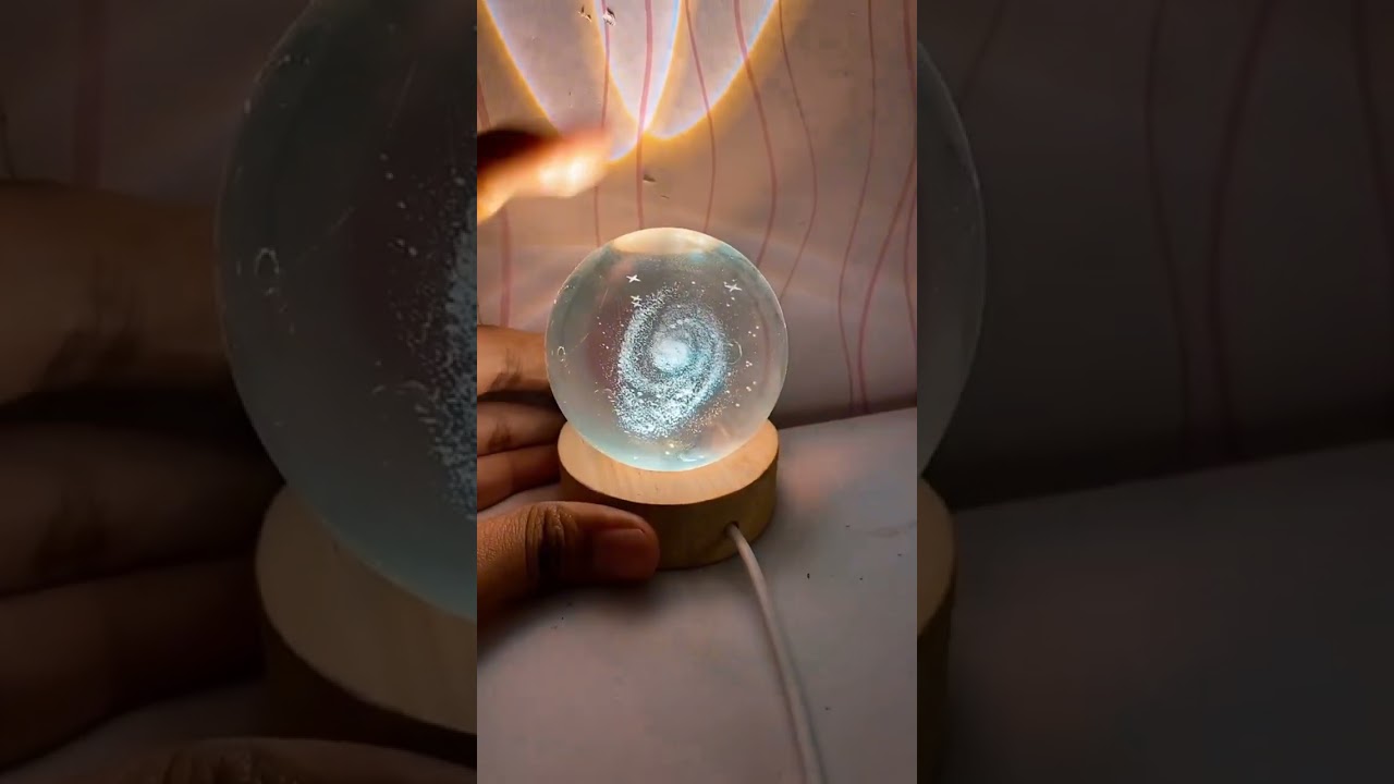 lamparas bola de cristal 3D navidad