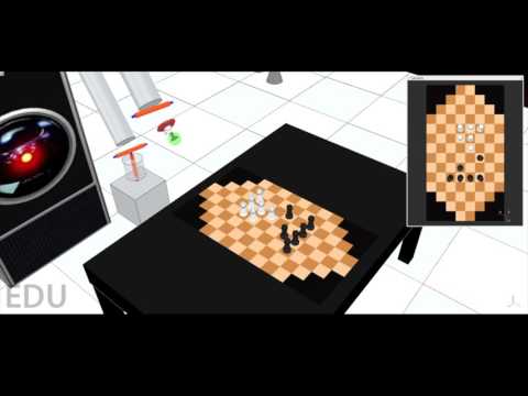 Artificial Intelligence and Robot ARM Demo for Camelot board game