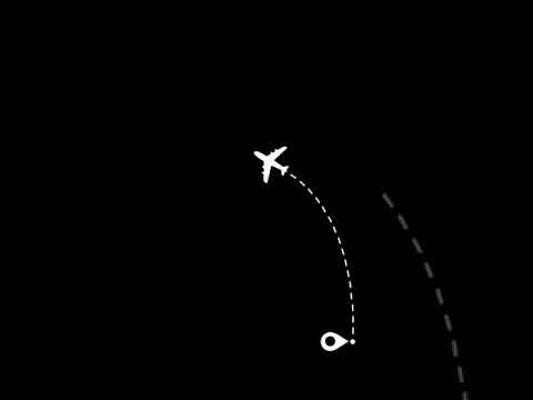 location aeroplane heart drawing animation black screen effects || m3_sujata