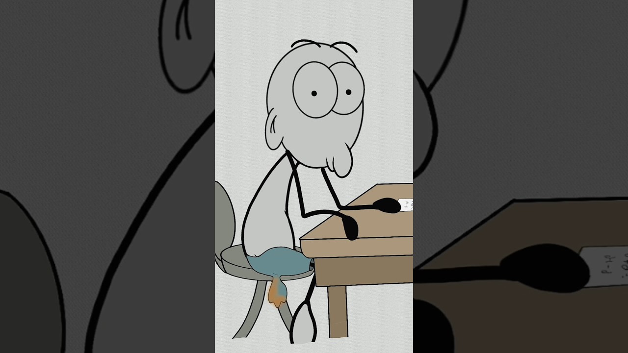 my buddy during boring class. 🤣😂 (best animation memes) #shorts #4k