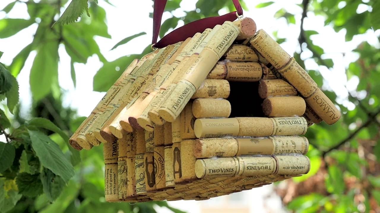 Wine Cork Birdhouse