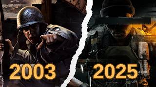 Evolution of Call of Duty Games (2003-2025) w/ Metacritic