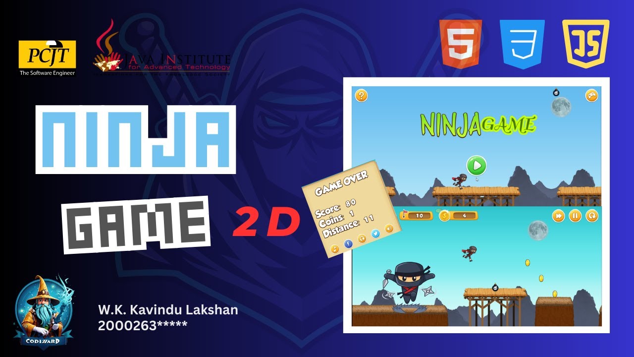 JavaScript 2D Game Development | Java Institute | CODInARD