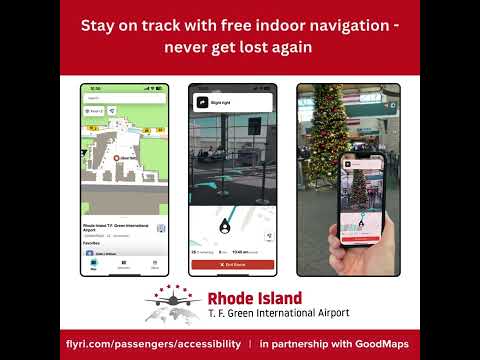 Live Demonstration of new GoodMaps service at PVD on 1/29/24 at 10:30 am