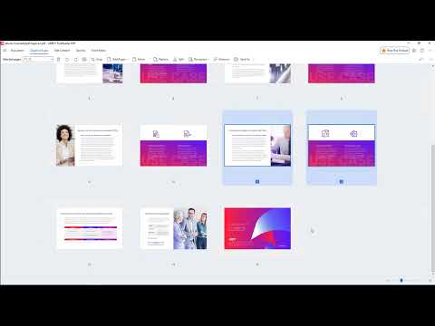 How to Organize Pages in a PDF