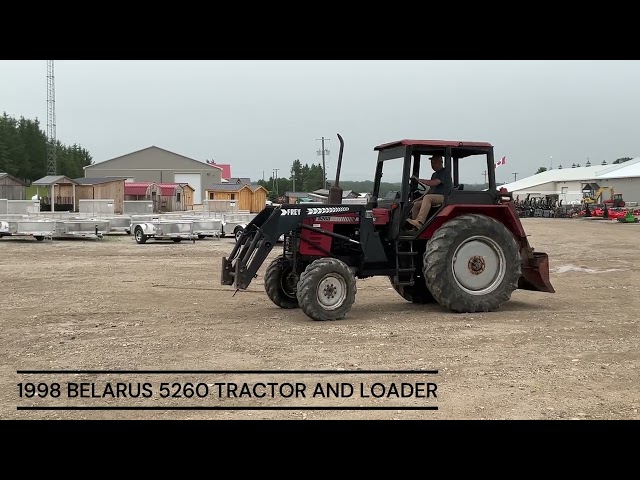 1998 Belarus 5260 Tractor and Loader | Farming Equipment | Owen Sound ...