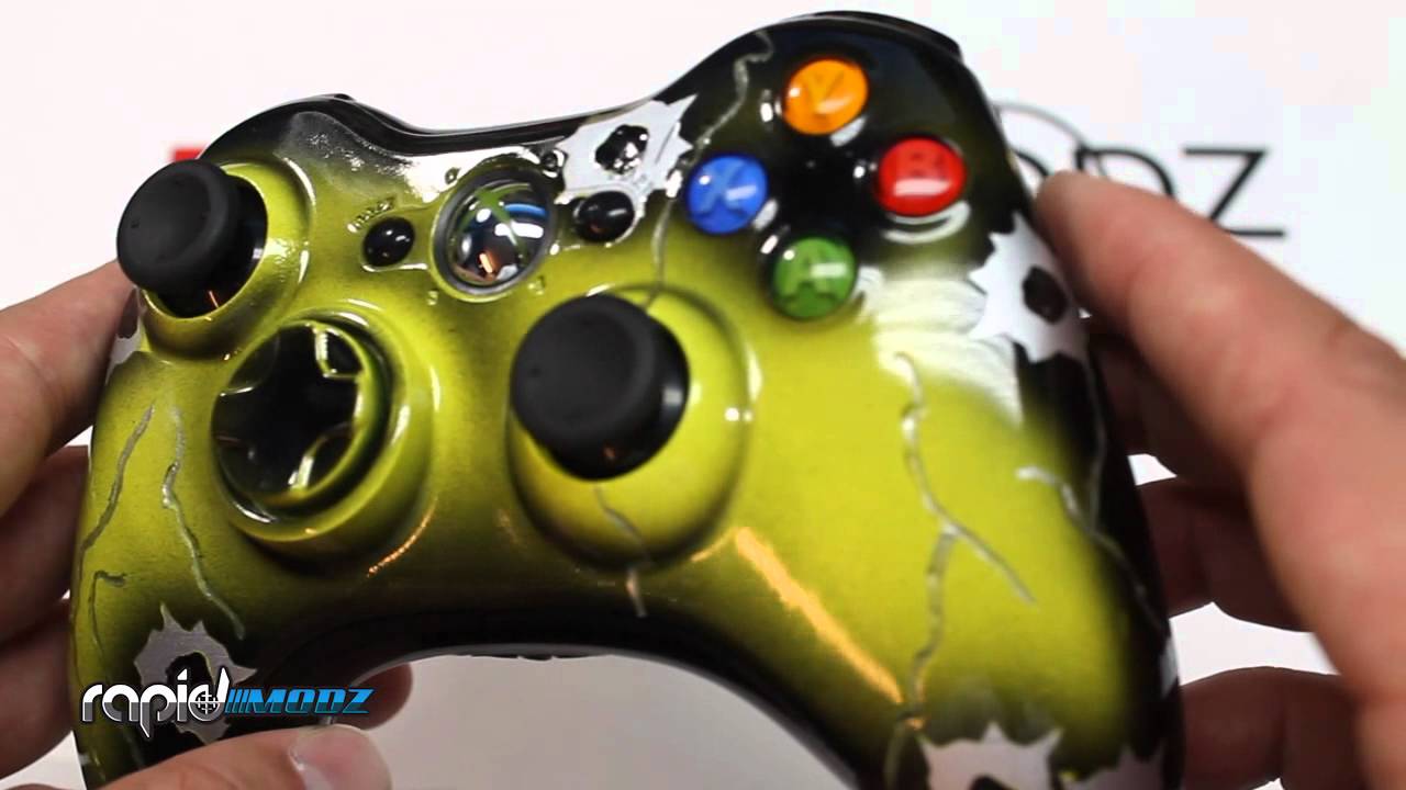 Bullet Cracked Xbox 360 Modded Controller