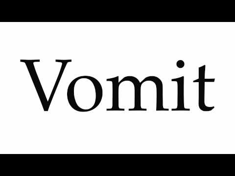 How to Pronounce Vomit