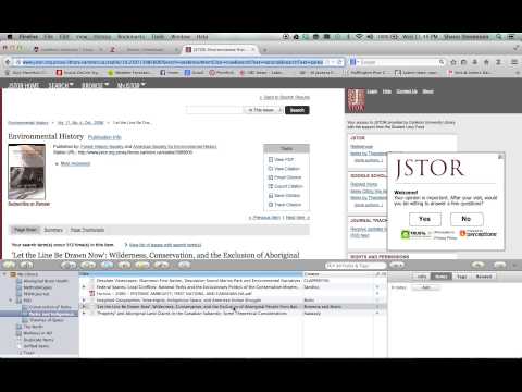 Zotero Reference Management Software