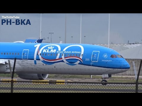 KLM's - First Boeing 787-10 - Takeoff at AMS Schiphol (PH-BKA)