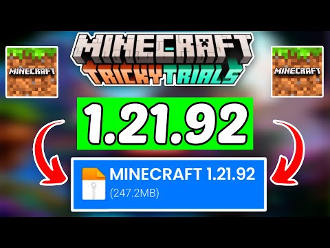 Minecraft Patch 1.21.92 Official Version Released For Android | Minecraft Patch 1.21.92 Update!