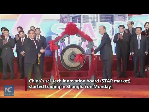 China's sci-tech innovation board starts trading