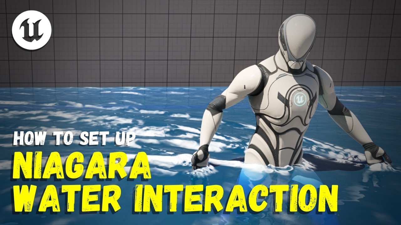 How To Set Up Water Interaction Using Niagara Fluids - Unreal Engine 5 Tutorial